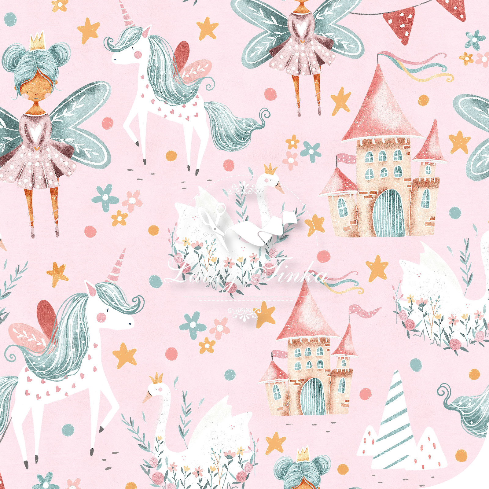 Úplet jednorožci - Látky-Tinka.cz